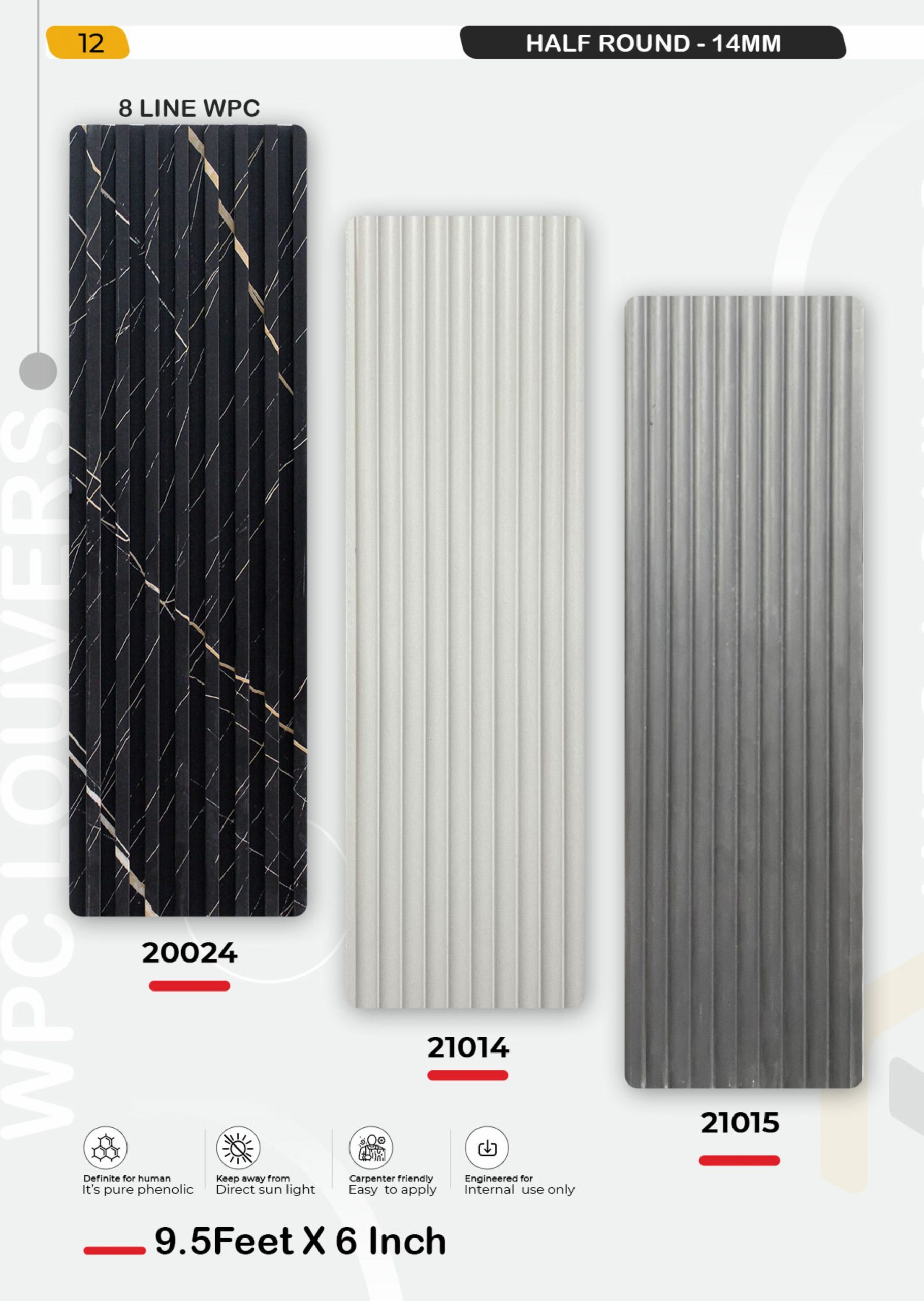 WPC LOUVERS – 20024-21014-21015 – Decostar PVC